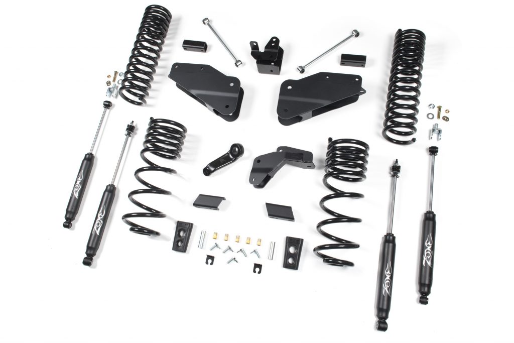 Zone Offroad 6.5" Radius Arm Drop Brackets Lift Kit 2014-2018 Ram 2500 ...