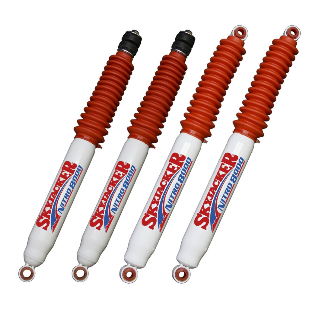 86-89 Toyota LC FJ60 4WD 0-2" Front, 0-2" Rear Lift Skyjacker Nitro Shocks