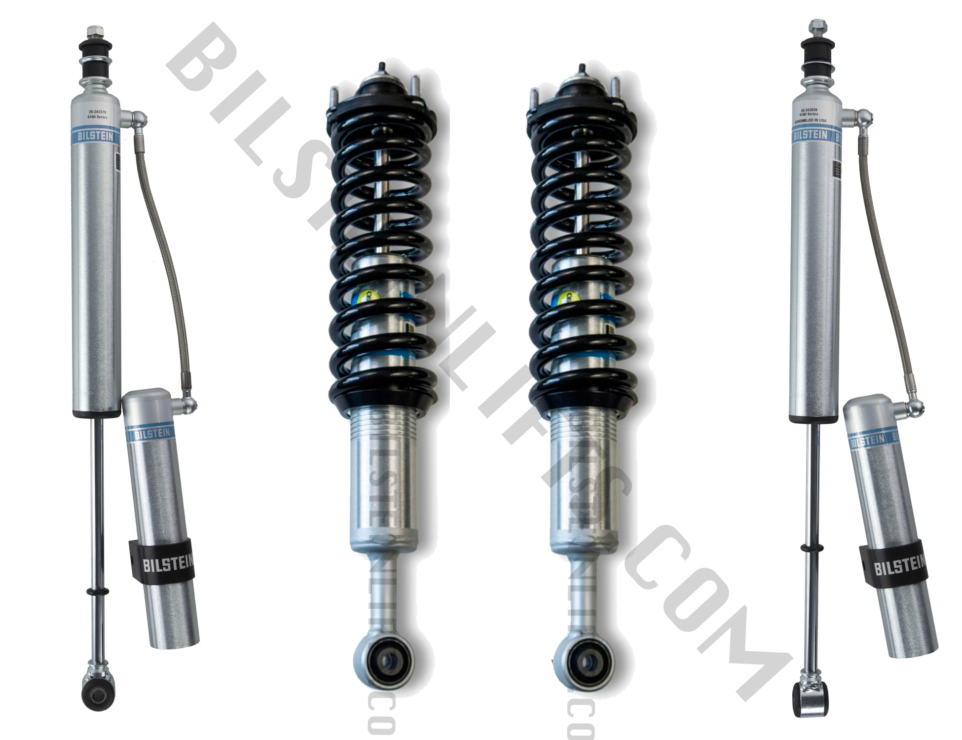 Bilstein 0-2.5" Front 6112 + Rear 0-.15" 5160 Lift Kit for 2005-2015 Toyota Tacoma
