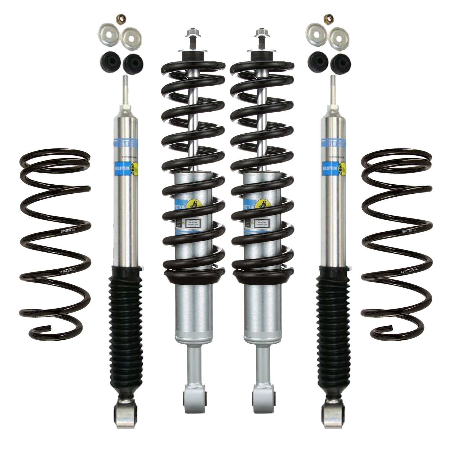 Bilstein 6112 0-3.5" Lift Coilovers 5100 Rear Shocks lift kit with coils for 2010-2023 Toyota ...