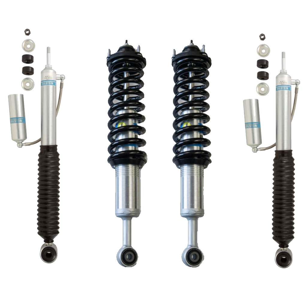 Bilstein 6112 0-3.5" Front Assembled Coilovers, 5160 0-2" Rear Lift Shocks 2010-2022 Toyota 4Runner