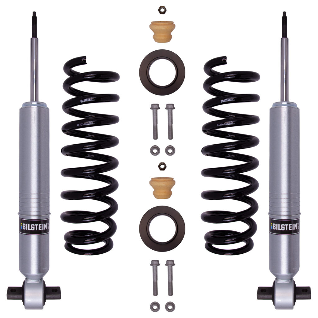 Bilstein 6112 0-2.5" Front Lift Coils and Shocks for 2021-2023 Ford F-150 4WD 3.5L