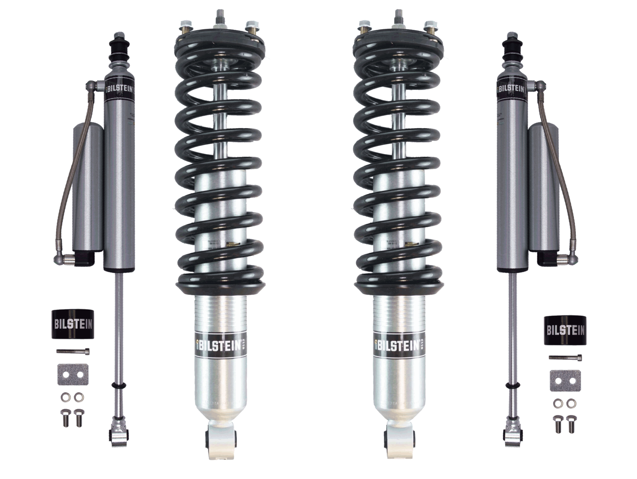Bilstein 6112 0-3.5" Front Assembled Coilovers, 5160 0-2" Rear Lift Shocks 2010-2024 Toyota 4Runner