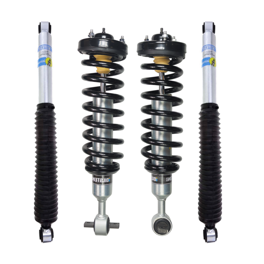 Bilstein 6112 0-2" Front Lift Assembled Coilovers with Rear Shocks for 2015-2020 Ford F-150 4WD