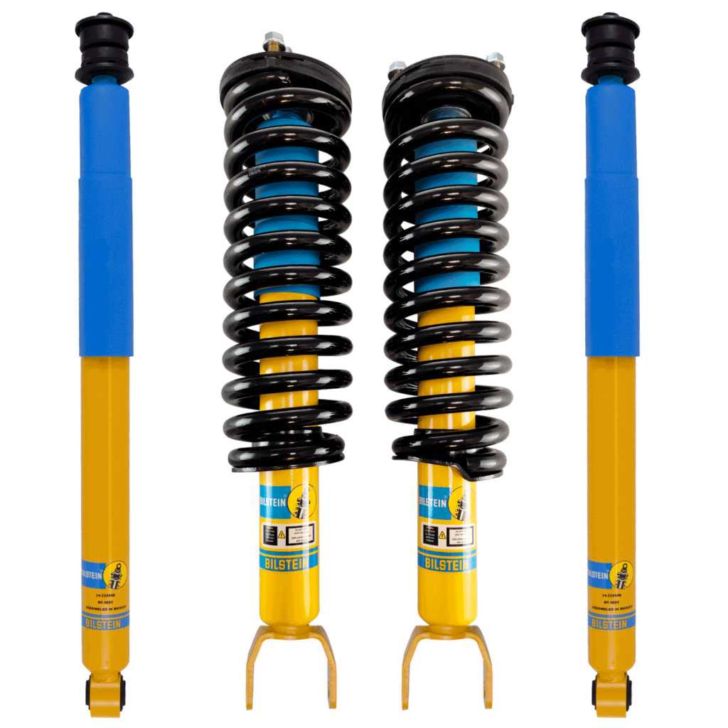Bilstein 4600 Front Coilovers and Rear Shocks with OE Replacement Coils ...