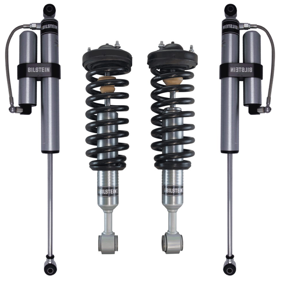 Bilstein 6112 0-2" Front Assembled Coilovers with 5100 Rear Shocks for 2004-2008 Ford F-150 4WD