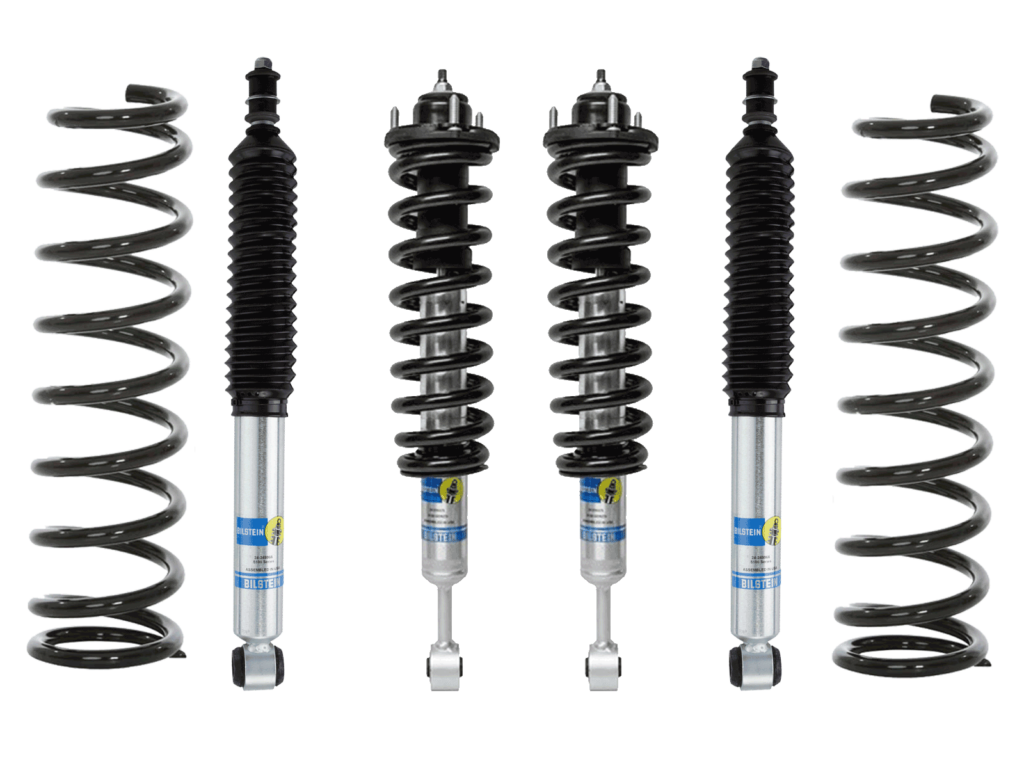 Bilstein 0-2.3" Front Assembled Coilovers with Rear Shocks and Coils ...
