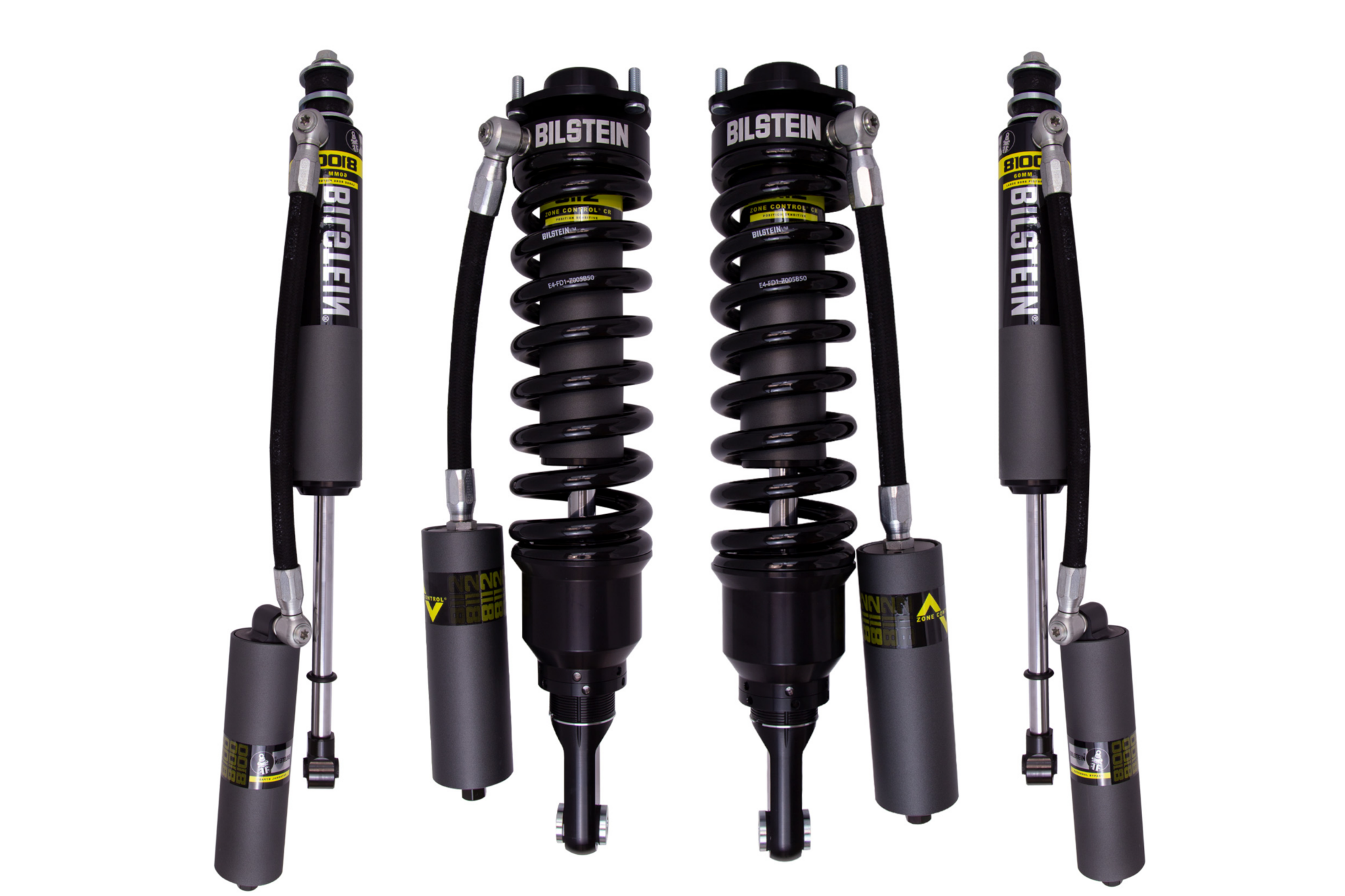 Bilstein B8 8112 0.9-2.6" Lift Coilovers and B8 8100 0-1.5" Rear Lift Shocks for 2005-2023 ...