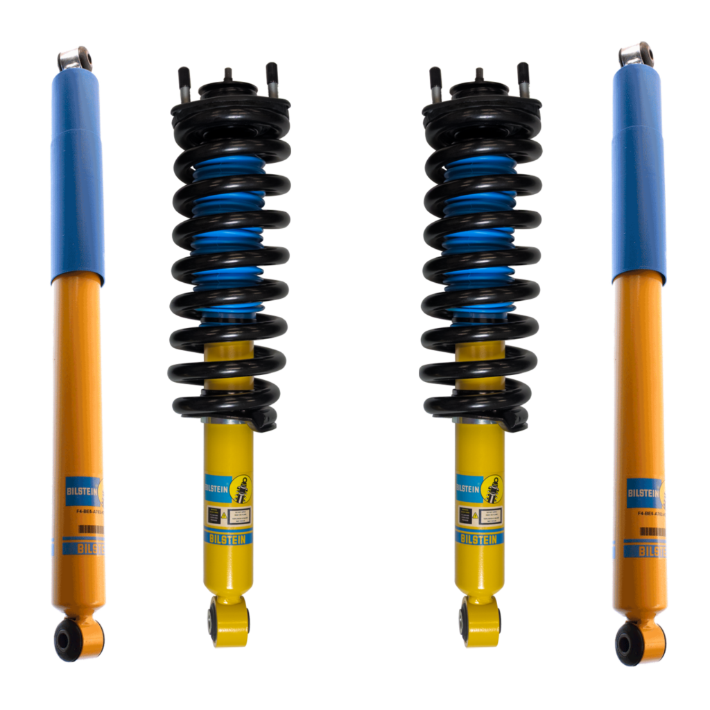 Bilstein 4600 Front Assembled Coilovers with OE Replacement Coils and Rear Shocks for 2015-2022 ...
