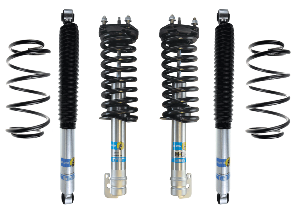 Bilstein 5100 0.75"-2" Front Lift Assembled Coilovers with OE Replacement Coils and Rear Shocks ...