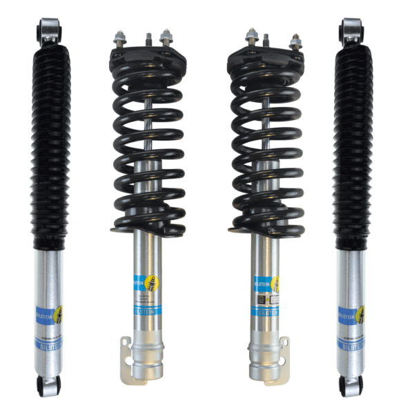 Bilstein 5100 0.75"-2" Front Lift Assembled Coilovers with OE Replacement Coils and Rear Shocks ...
