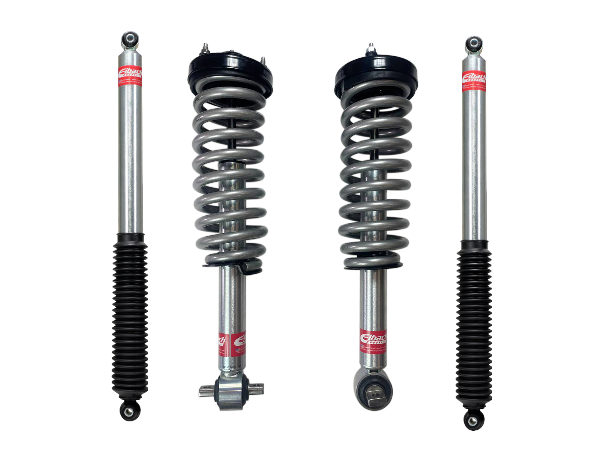 Eibach Stage 1 2.7" Assembled Front Lift Coilovers and 0-1.5" Rear PRO ...