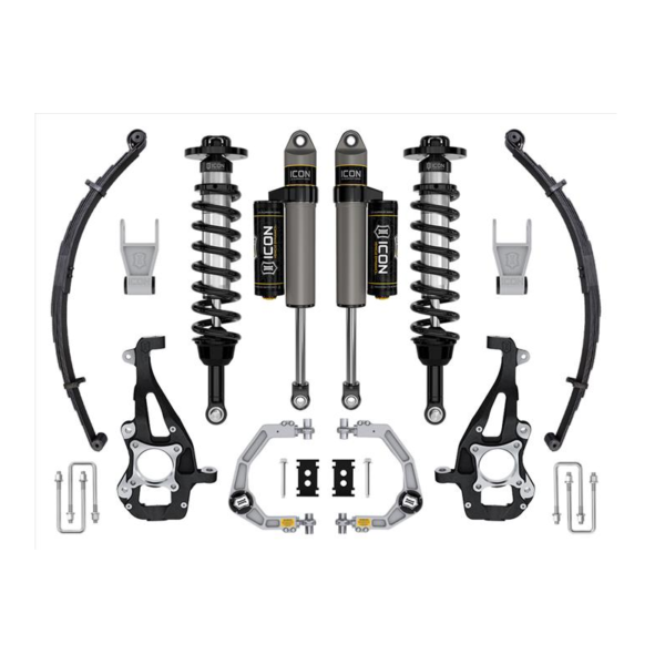 ICON Stage 2 3.5-4.5" Lift Kit with Billet UCAs and Leaf Springs for ...