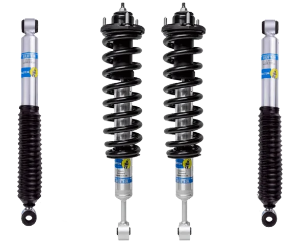 Bilstein 5100 0-2" Lift Front Assembled Coilovers with OE Springs and rear Bilstein Shocks for ...